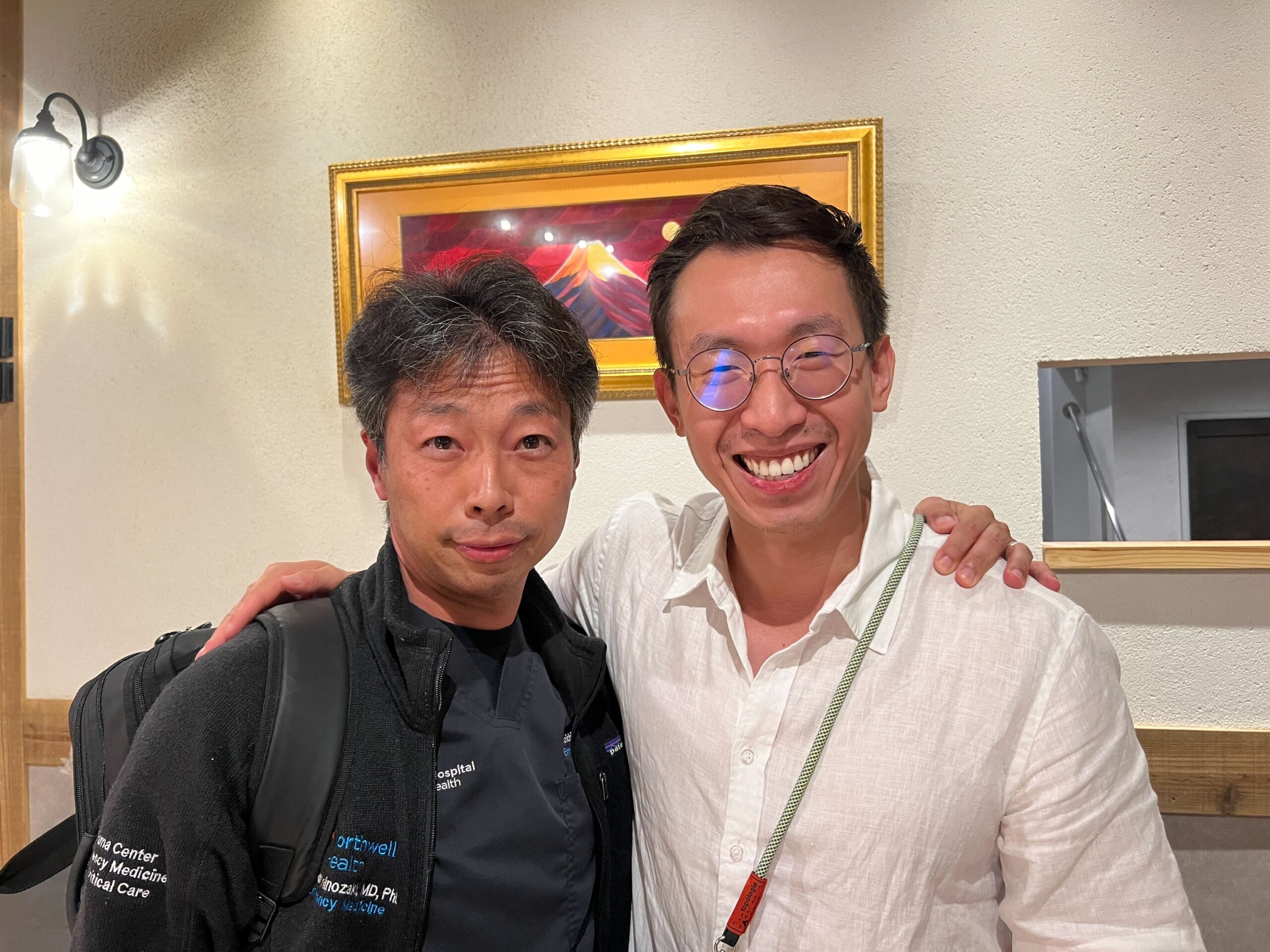 米国テキサスでER医としてご活躍するDr. Justin Zhao が大阪に来訪しました | お知らせ | 近畿大学病院救命救急センター